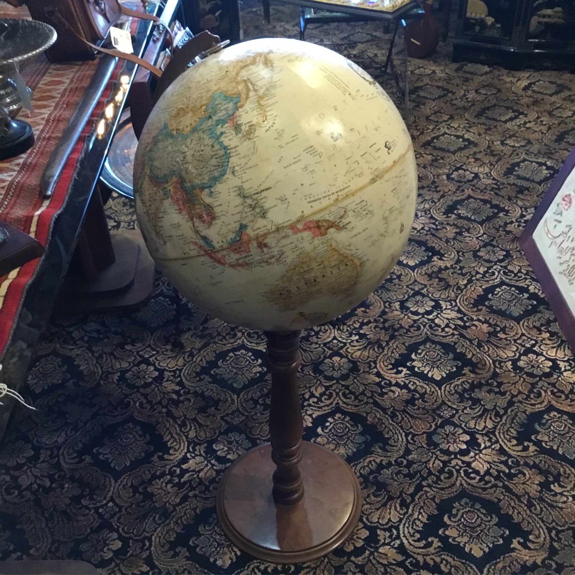 Vintage Replogle 16” Inch Diameter Globe World Classic Series Floor ...
